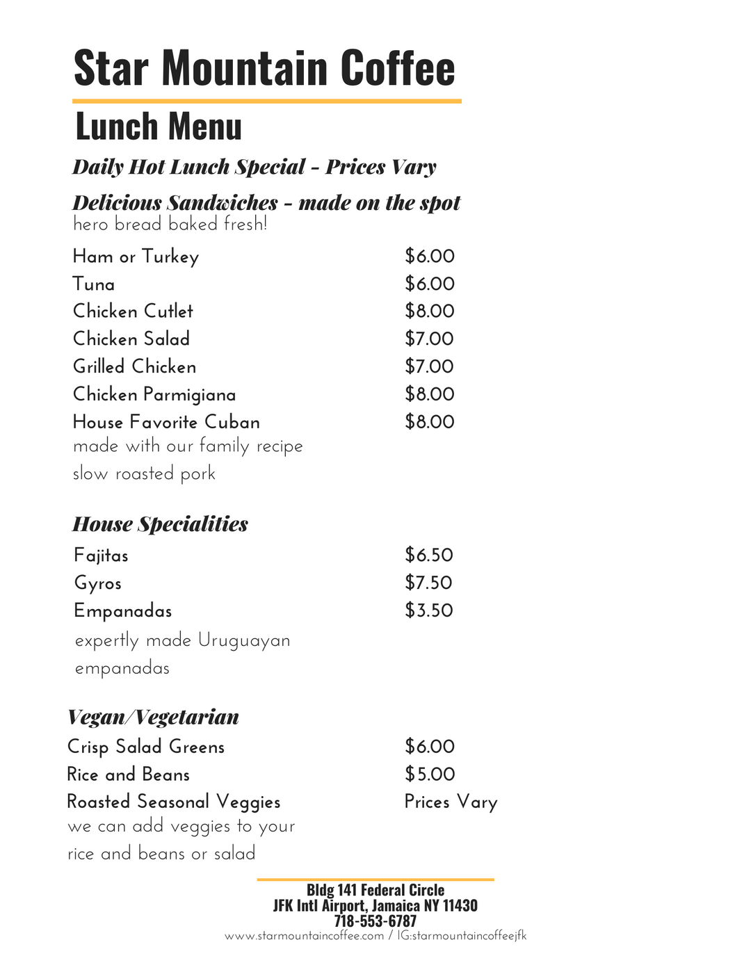 Star Mountain Coffee